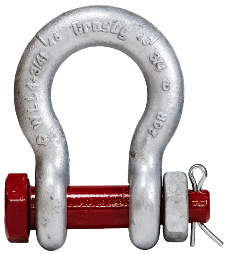 Crosby® G-2130 Manilha Curva com Porca e Contra-Pino - Aqua Load